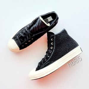 Converse | Shoes | Converse Chuck 7 Varsity Hi Faux Shearling Black ...